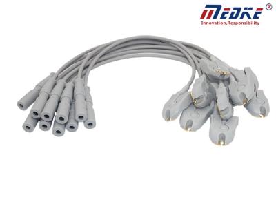 China FSC Pediatric 4mm Tip Banana To Clip Grabber EKG Accessories for sale