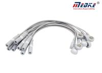 China AHA IEC 0.3M Adult Snap Banana Ecg Electrodes Wire for sale