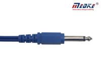 China Plate Bipolar 6.3 Monopole Hi-Fi Electrosurgical Cables for sale