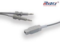 China Reusable Silicone Bipolar Electrocautery Electrosurgical Cables for sale