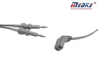 China Banana Plug 2Pin Autoclavable Bipolar Electrosurgical Cables for sale