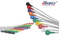 China Landcom 1m Length AHA 10 Lead Holter ECG Leadwires for sale