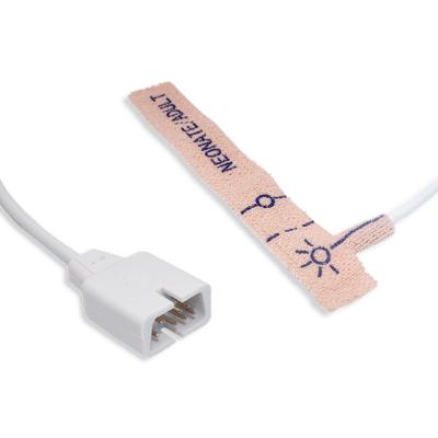 China 0.9m Disposable Latex Free 7pin Nelcor SpO2 Probe N25 for sale