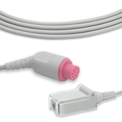 China 10pin Connector Oxygen Meter Spo2 Extension Cable TPU Adult for sale
