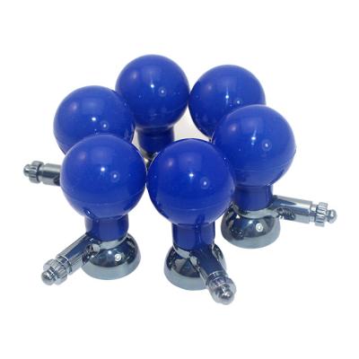 China Blue Dia 26mm ECG Suction Bulb Adult Suction Electrode With Screw for sale