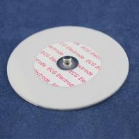 China Solid Gel EKG Accessories 55mm Disposable Adult Foam Electrode for sale