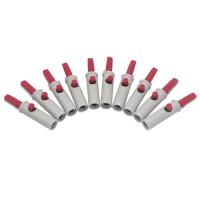 China 4mm Disposable ECG Electrodes Banana Alligator Clip Red ECG Adapter for sale