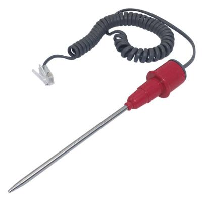 China Oral GE Smart Temperature Probe Red TPU Compatible Crystal Plug for sale