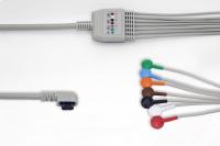 China AHA 7 Lead HP Holter ECG Cable TPU jacket For GE Seer for sale