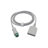 China Mindray 12P To MD 5 Lead 3.4m IEC ECG Trunk Cable TPU jacket for sale