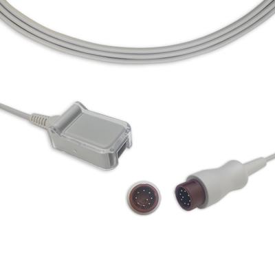 China Reusable 9pin Connector TPU 2.2m Spo2 Extension Cable For Biolight for sale