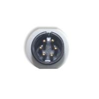 China 3 Lead AHA Fixed Snap ECG Lead Cable Compatible Angle Connector for sale