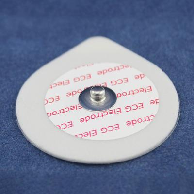 China Disposable EKG Accessories White 43mm Pediatric Foam Electrode for sale