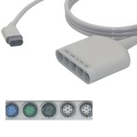 China Neonate ECG Machine Leads 2.5m Latex Free Compatible Drager Siemens for sale