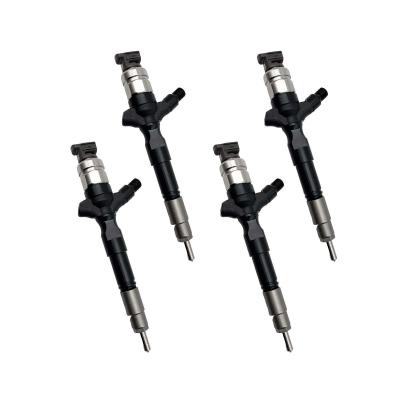 China Original OEM 4PCS Fuel Injector 295050-0460 2950500460 for Hilux 1KD-FTV 2KD-FTV D-4D for sale