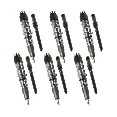 China OEM 6PCS Diesel Fuel Injector with Tube 0445120050 for Dodge Ram 2500 3500 6.7L 2007-2012 for sale