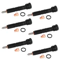 China Original And OEM 6PCS Fuel Injectors 0432133864 for 5.9L 6BT50HP Engine Dodge Ram 3500 2500 5.9L 1994-98 for sale