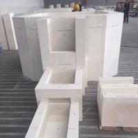 China Zircon Corundum Bricks 33 36 41 for High Temperature Refractory in Glass Furnace for sale