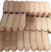 China Light Yellow High Alumina Brick Arch Corner Refractory Brick for Industrial Furnaces for sale