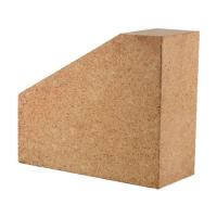 China Light Yellow High Alumina Brick Arch Corner Refractory Brick for Industrial Furnaces for sale