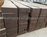China 1.2-1.4% SiC Content Semi-direct Bonded Magnesia-chrome Refractory Brick for Glass Furnace for sale