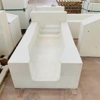 China CrO Content 0 AZS Fused Casting Zirconia Corundum Refractory Bricks for Glass Furnace for sale