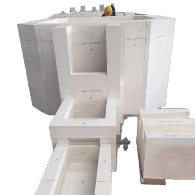 China Raw Material Alumina Used in Manufacture of Fused Cast Blocks for Glass Fusing Ovens for sale