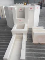 China AZS Brick in Glass Furnace White Zirconium Oxidized Fused Cast Refractory Standard Size for sale