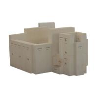 China 4% Al2O3 Content Corrosion-Resistant AZS Brick for Steel Plant and Glass Furnace for sale