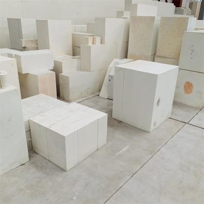 China Alumina Block High Alumina Zirconium Corundum AZS Refractory Bricks with SiC Content for sale