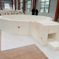 China Fused Cast Zircon Corundum Brick for Frit Kiln Henan Refractory 's Speciality Product for sale
