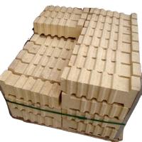 China ISO9001 2008 Certified Light Yellow Melting Alumina Furnace Roof Refractory Anchor Brick for sale