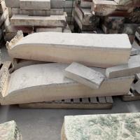 China 45% Al2O3 Content White AZS Bricks Ideal for Temperature Glass Melting Furnace for sale