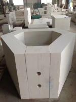 China SiC Content % 0.03% AZS 33WS 41WS 33PT Fused Cast Refractory Brick for Frit Furnace for sale