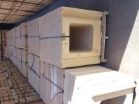 China Electrocast Refractory Bricks Made from Pure Alumina and Zircon Sand for Glass Kiln for sale