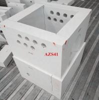 China CASTABLE Monofrax S-3 Fused Cast Zirconia Corundum Bricks Component for Glass Furnace for sale