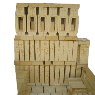 China 94% SiO2 Content AZS High Alumina Zircon Sand Silica Refractory Brick for Float Glass Kiln for sale