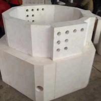 China 0.3-1 CaO Content Fused Cast Refractory AZS Brick for Glass Smelting Furnace Production for sale