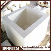 China White Fused Cast AZS Brick Refractory for Glass Furnace Standard SiO2 Content 33 36 41 for sale