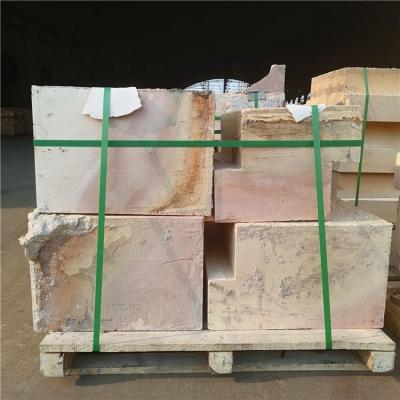 China Facotory Directly Supply Fused Cast 46% Azs Refractory Blocks for Glass Industry Kiln for sale