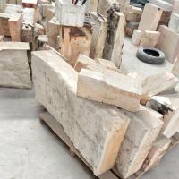China Little MgO Content AZS Refractory Brick for Glass Furnace Bulk Density 3.7 g/cm3 for sale