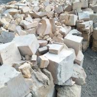 China 40T Inventory Quantity White Fused Cast Refractory Zircon Azs Brick for Glass Fusing Kiln for sale