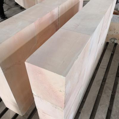 China Little CaO Content High Temperature Resistance Glass Kiln AZS 33 AZS36 AZS41 ER1681 Brick for sale