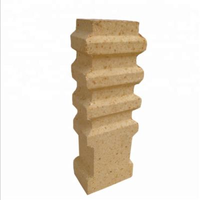 China Steel Beam Hanging Refractory Anchor Brick Al2O3 Content % 65-70% BULK DENSITY 2.0-2.5g/cm3 for sale