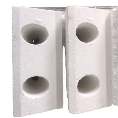 China 0% CaO and 0% MgO Content Refractory Burner Block for Industrial Furnace in Hot Demand for sale