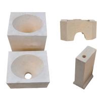 China White Refractory Brick AZS Series Zirconia Corundum Block for Temperature Environments for sale