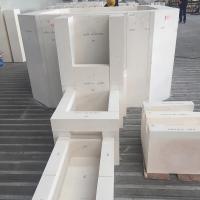 China Corundum AZS Refractory Brick with High Temperature Resistance up to 2000C Alumina Block for sale