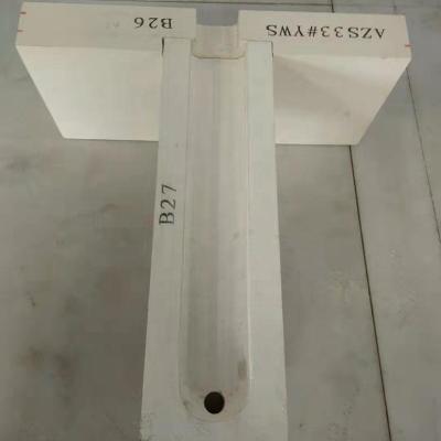China High Alkali Erosion Resistance Refractory Brick for Cross Fired Glass Furnace Chimney for sale