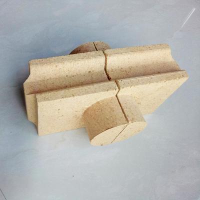 China 230x114x75mm Fireclay Bricks for SK36 Curved Fire Brick Veneer Customized Pizza Oven Arch for sale