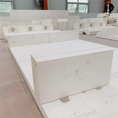 China 13% SiO2 Content AZS Refractory Block for Fiber Glass Kiln and Glass Melting Furnace for sale